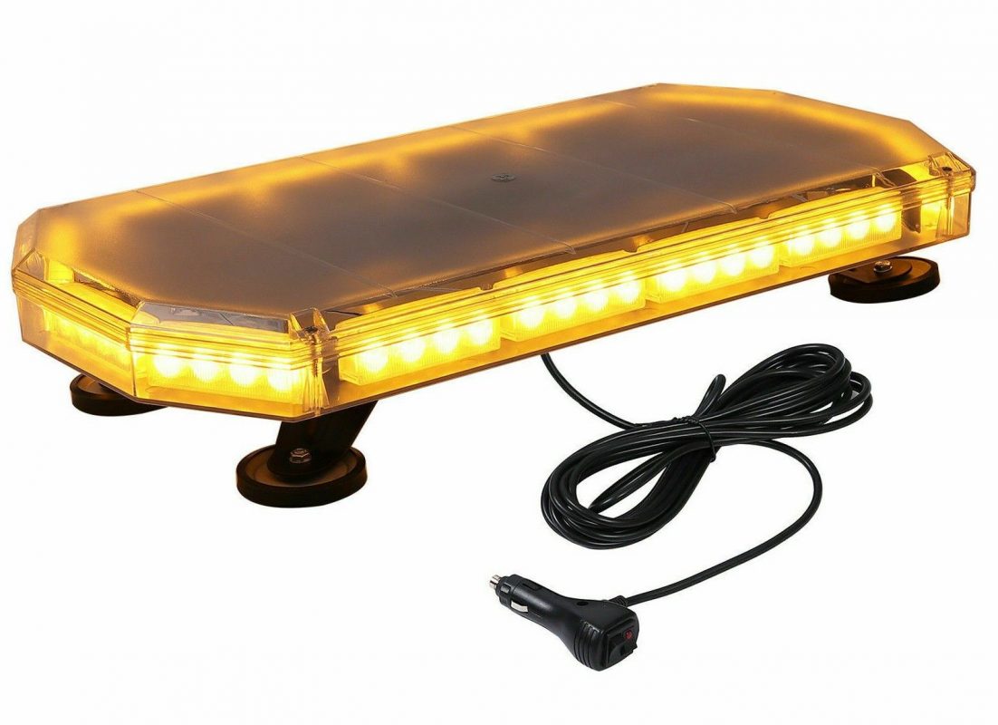 12V Amber 56 LED Flashing Beacon - Angel Sales